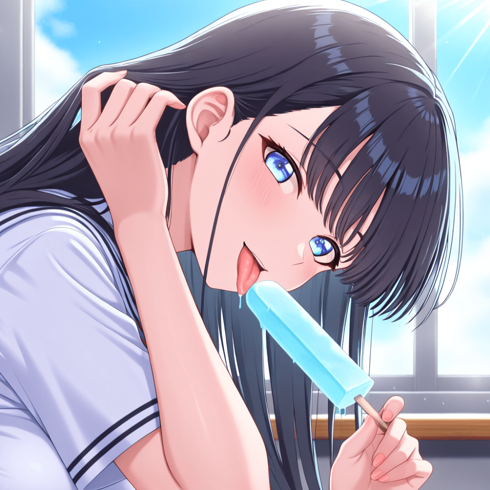 水島朝「そらのいろ、みずのいろ」より - シン・時代おくれさんのAIイラスト作品 - アイス(Ai.s)